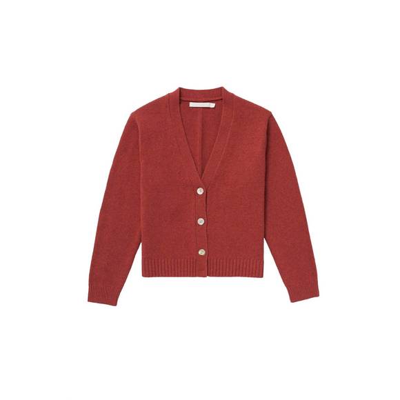 WYETH | Sweaters | New Wyeth Harriet Cardigan In Cayenne | Poshmark